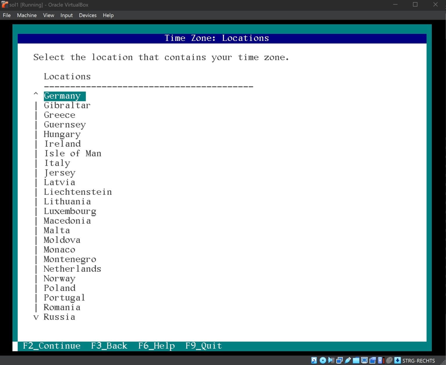 Solaris 11 installation