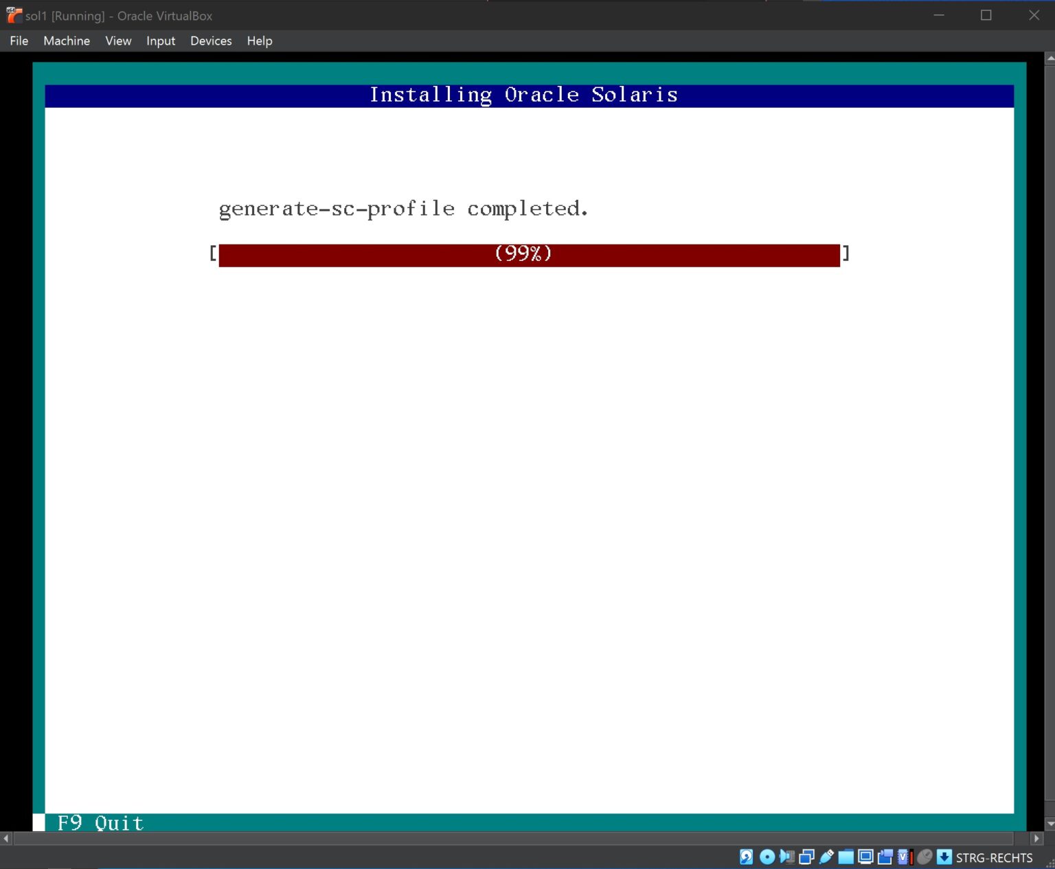 Solaris 11 installation