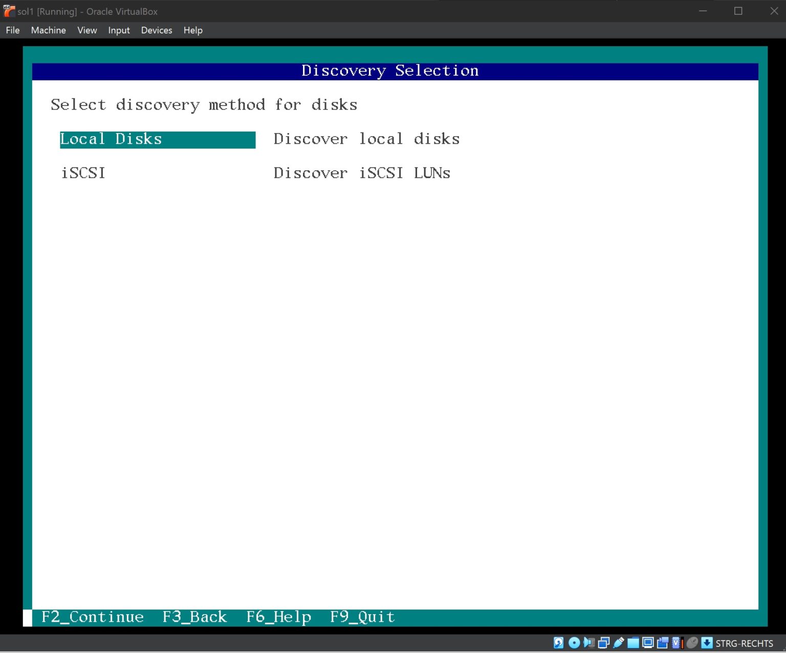 Solaris 11 installation