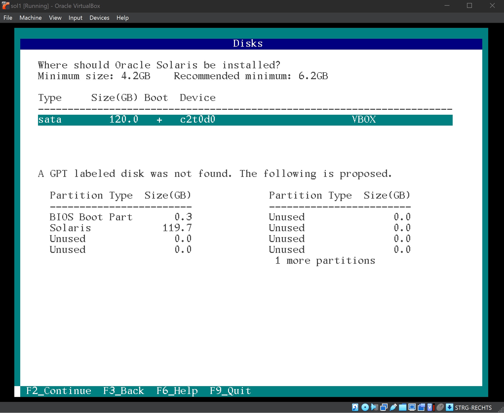 Solaris 11 installation