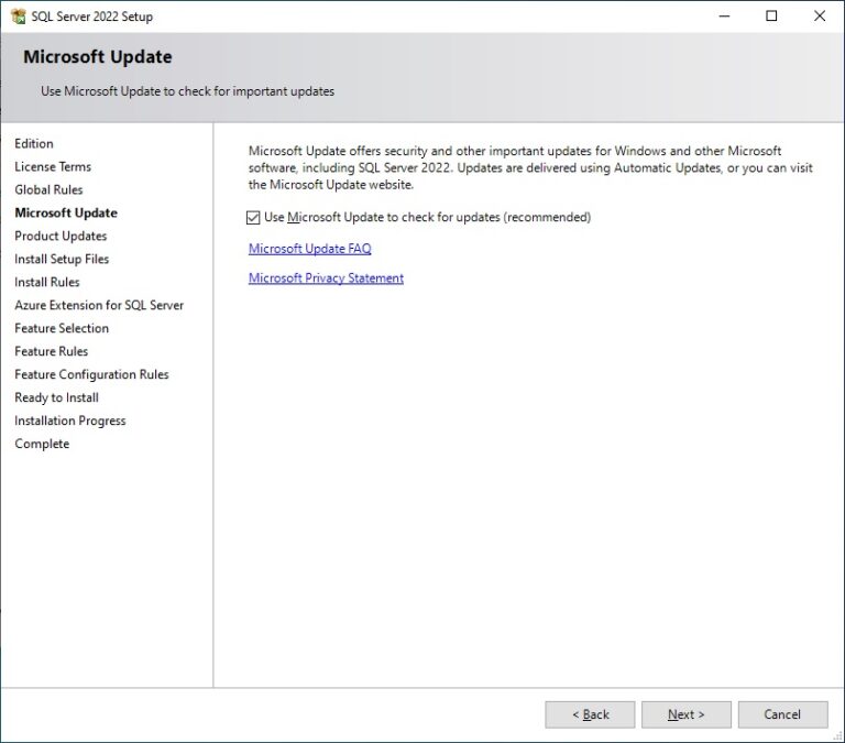 Installing MS SQL Server 2022 - JB ITC