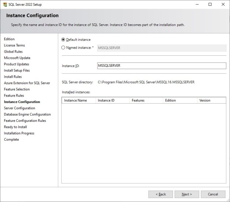 Installing MS SQL Server 2022 - JB ITC