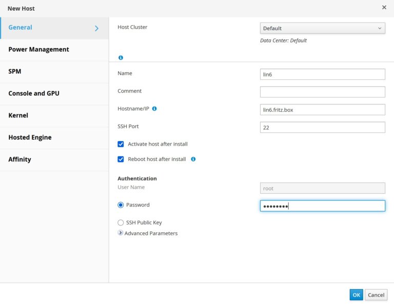 Installation of Oracle Linux Virtualization Manager (OLVM) - JB ITC