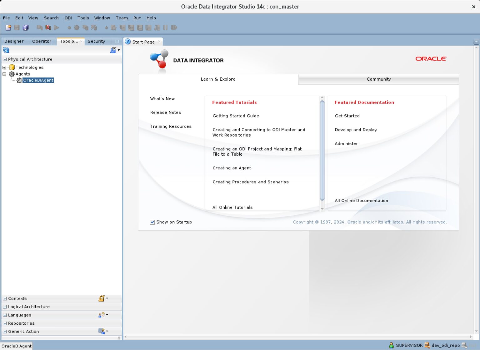 Installation of Oracle Data Integrator