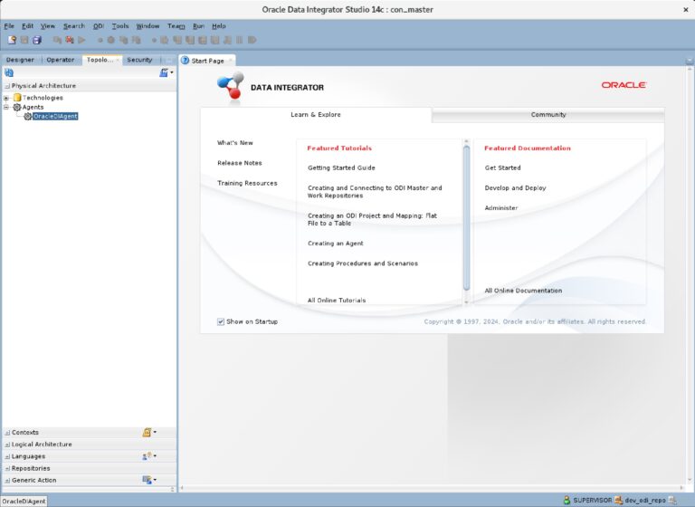 Installation of Oracle Data Integrator